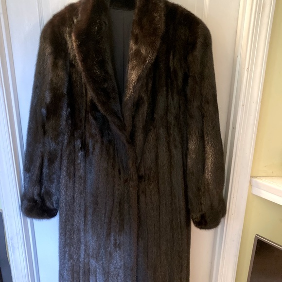 Saga Furs | Jackets & Coats | A Full Length Mink Fur Coat In Very Good ...